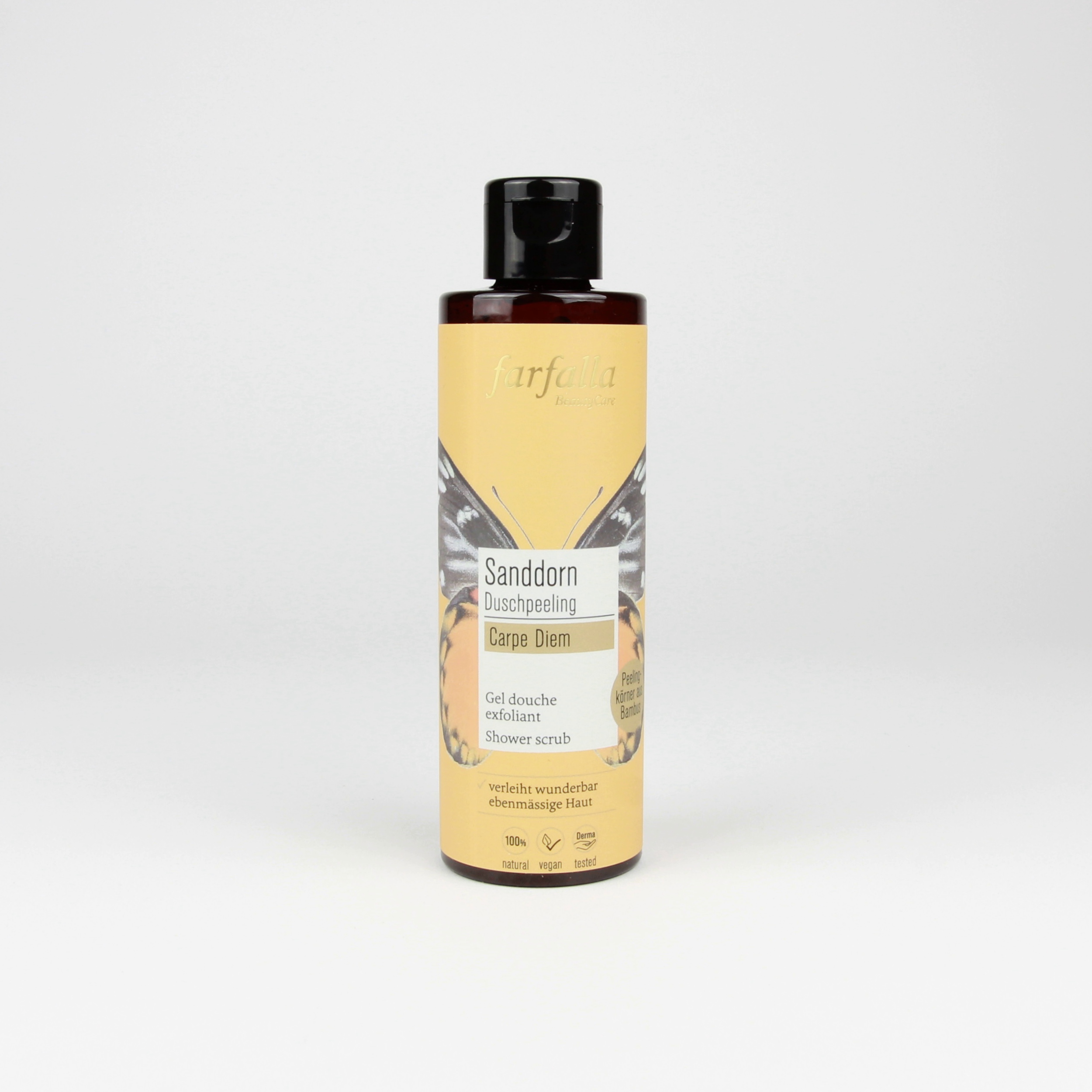 Farfalla Sea Buckthorn Shower Scrub | Six unique spa facilities in Switzerland